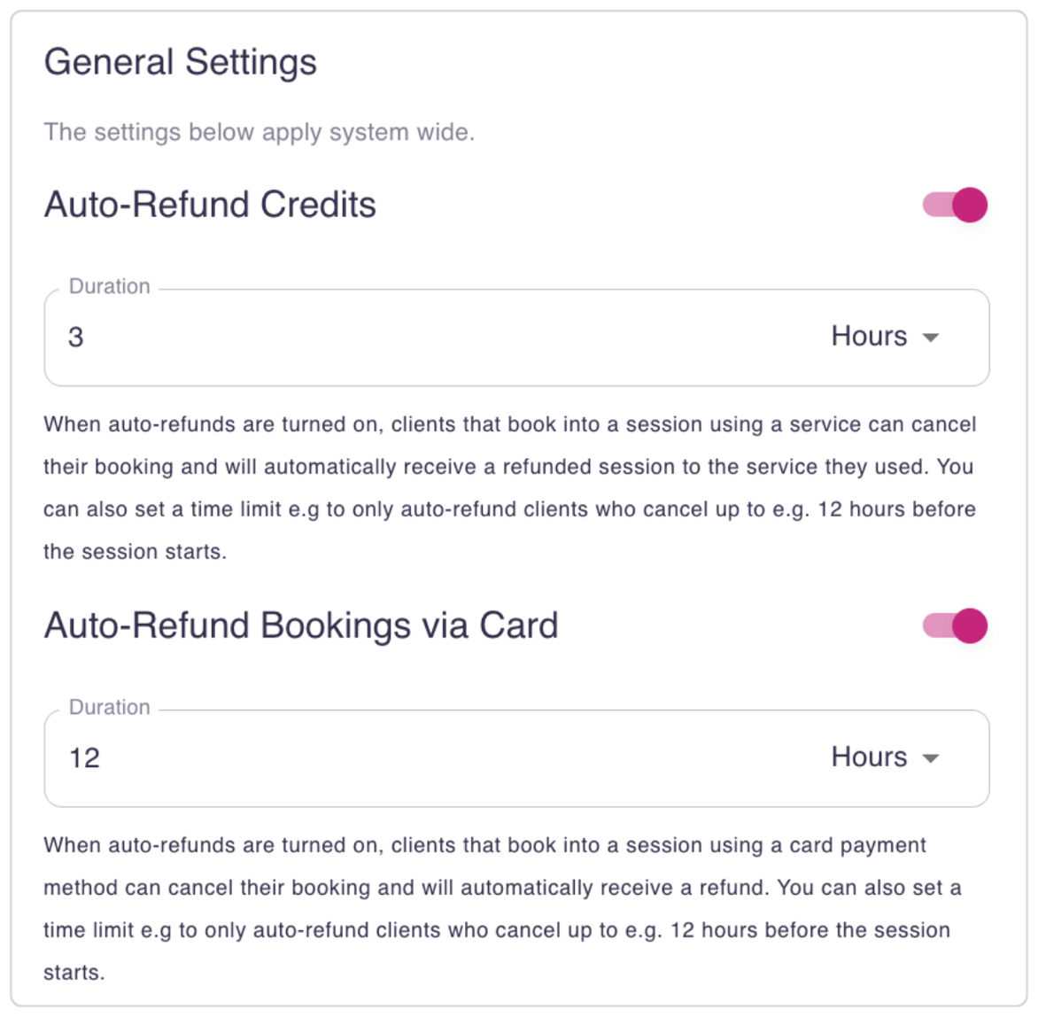 How do refund settings work and what’s the difference between credit ...